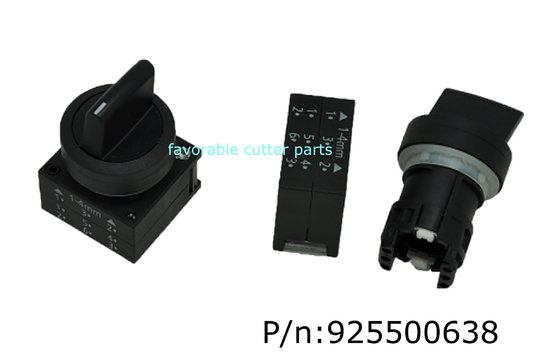 925500638 Cutter Parts GT7250 Switch 3POS Selector Actuator W / Holder , Used For GT7250 Cutter Machine