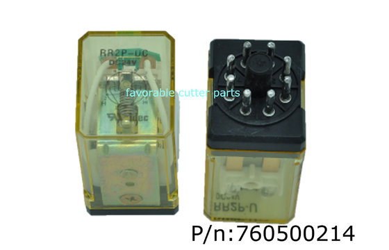 760500214 Cutter Parts GT7250 RELAY IDEC RR2P-UCDC24V 24VDC 10AMP , Used For GT7250 Cutter