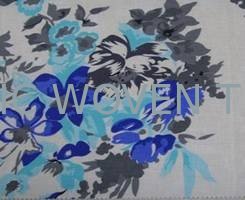 55%LINEN 45%COTTON FABRIC PRINTED  #3234