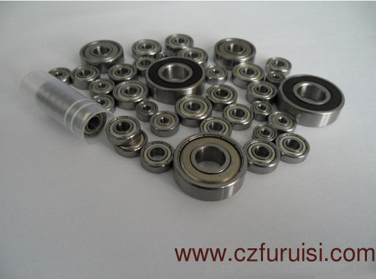 low noise carbon chrome steel P0 P6 miniature bearing608zz