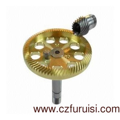 High quality alloy steel straight bevel gear with CNC milling service
