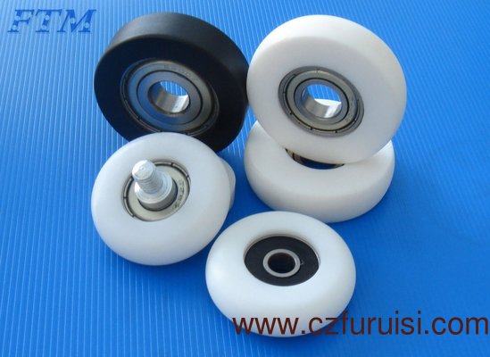 plastic bearing with ball and roller ground grind finish