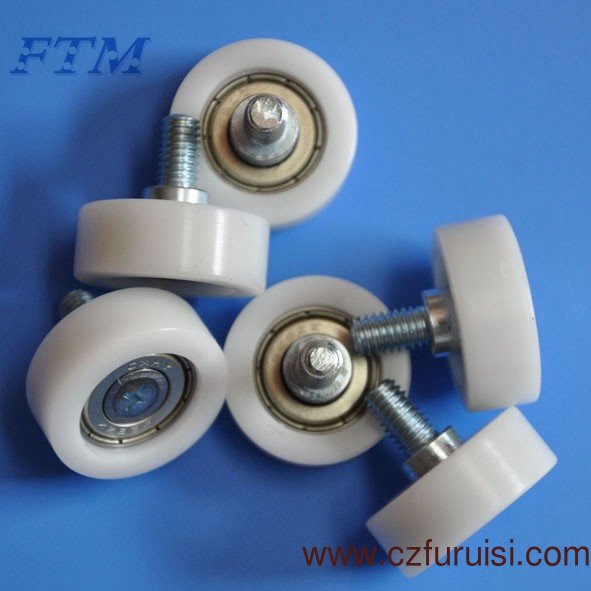 good quality outer dia 22mm POM/Nylon plastic bearing with rivet or screw