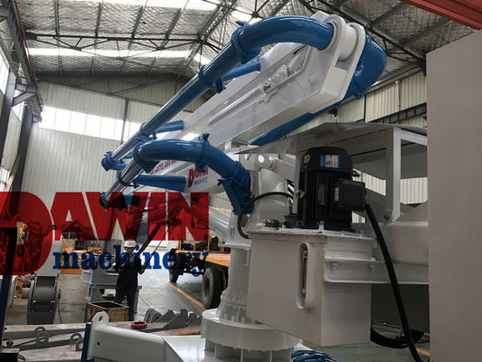 HGY13m Light Weight Trailer Mobile Spider Hydraulic Concrete Placing Boom with Cordless Remote Control supplier