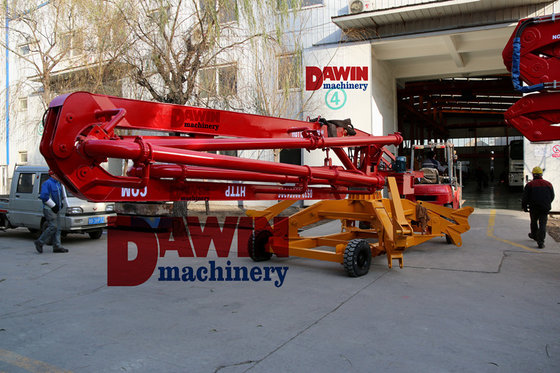 13m 15m 17m trailer mobile spider concrete placing boom work with concrete pump for construction jobs supplier