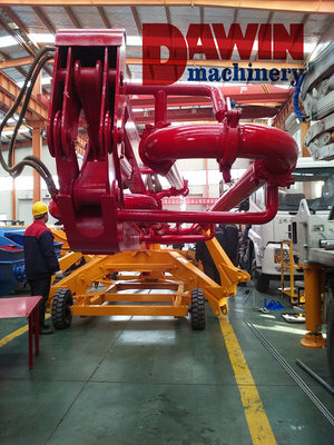 13m 15m 17m trailer mobile spider concrete placing boom work with concrete pump for construction jobs supplier
