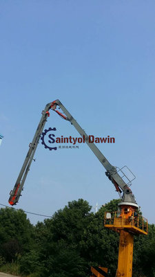 29m 32m 33m Column Tower hydraulic Self-Climbing Jack-up Concrete Placing Boom with 22.7m Column supplier
