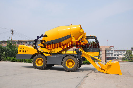 1/5 3.5 CBM Mobile Self Loader Concrete Mixer supplier