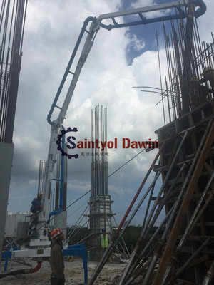 17m Detachable Boom Arms 3 Sections Mobile Concrete Placing Boom in Hot Selling supplier