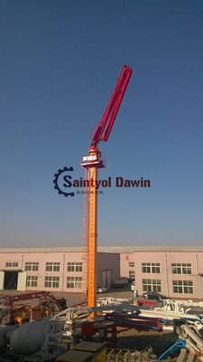 3 Arms 28m 33m Full Hydraulic Self-Lifting Climbing Tower Placing Boom with Cordless Remote supplier
