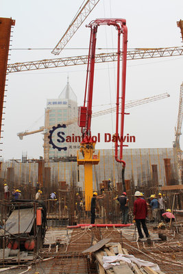29m 33m Tower Concrete Placing Boom with 22.7m Column and Auto Hydraulic Lifting System supplier