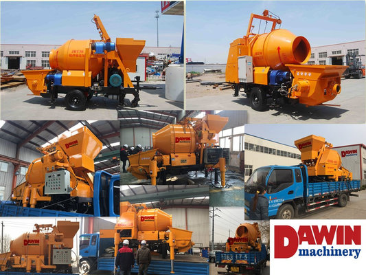 450L Drum Mixer with 30m3/Hr Pumping System All in One Machine supplier