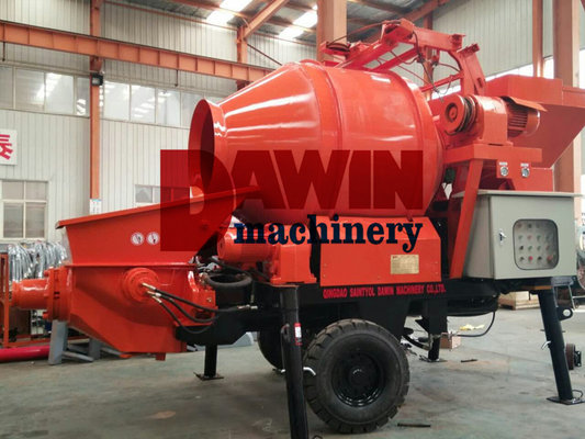 Electric Power All in One Concrete Mixer with Pump 30 Cubic Meters Per Hour supplier