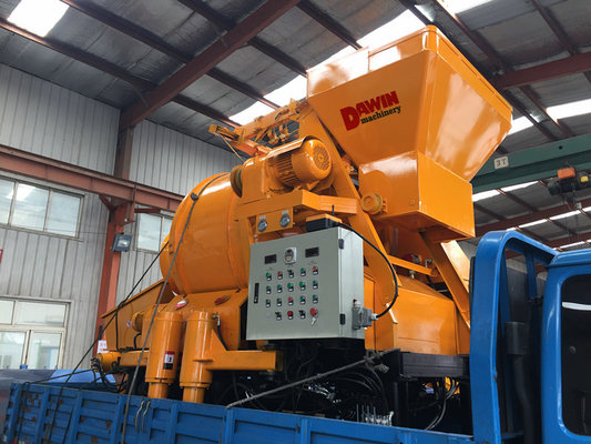 Small Electric Concrete Mixer Pump/Concrete Mixing Pump/Concrete Mixer Machine Output Aggregates 50mm Diameter supplier