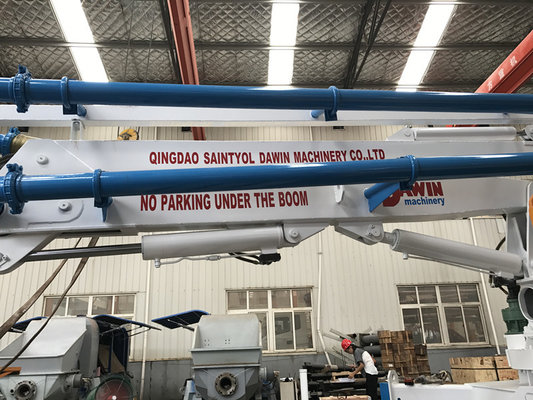 13m 15m 17m Trailer Mobile Spider Concrete Placing Boom Arm Distributor Worked with Concrete Pump supplier
