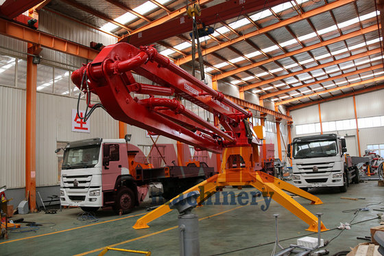 17m 18m 3 Arms Detachable Arms Concrete Placing Boom Placer with Proportional Valve supplier