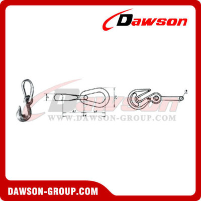 US Standard Chain With Delta and Grab Hook Each On One End