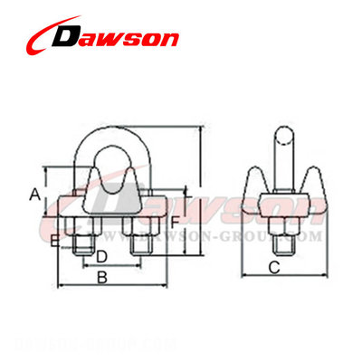 JIS Type Drop Forged Wire Rope Clips