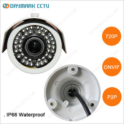 1mp waterproof infrared bullet ip network camera networkcamera supplier