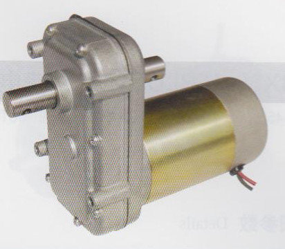 High continuous torque geared dc motors dual ball bearings / brush gear motor