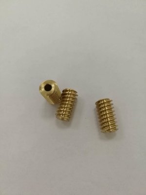 Brass Iron Micro Worm Gear Custom Machinery Spare Parts Hardened Tooth Surface