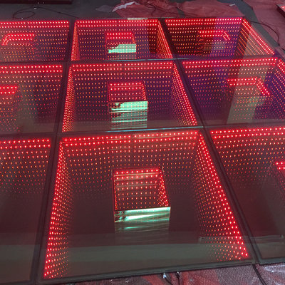 220V 50Hz RGB  Auto Run Control 3D LED  Dance Floor  Aluminum Panel Stage  Lighting