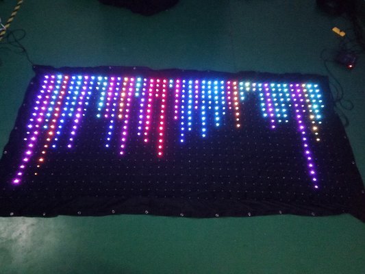 DJ  Disco Event Party Backdrop Fireproof Motion Drape  LED Video Curtain for Sale