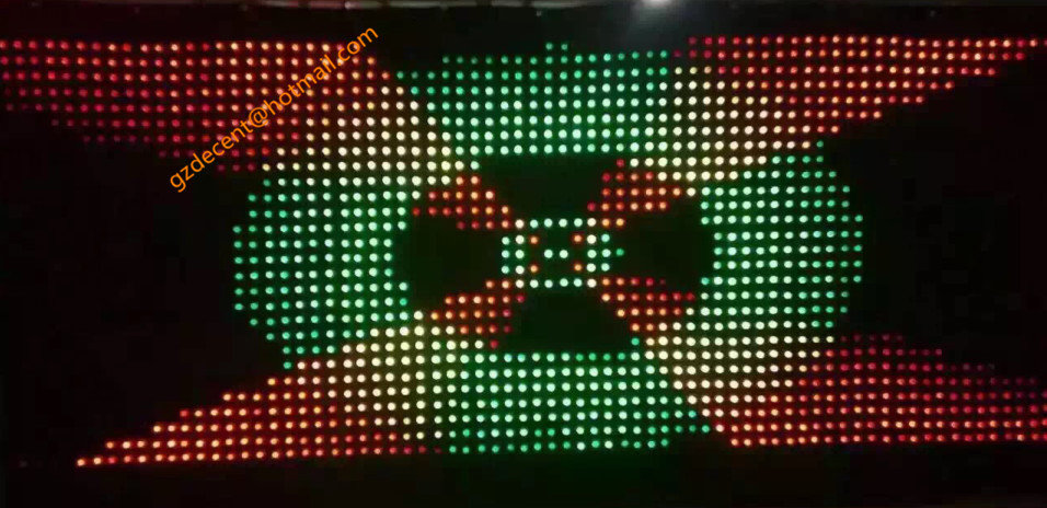 DJ  Disco Event Party Backdrop Fireproof Motion Drape  LED Video Curtain for Sale