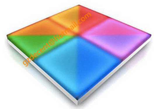DMX 512 Stage Lighting RGB LED Dance Floor Party Event LED Lighting Dance Floor Light