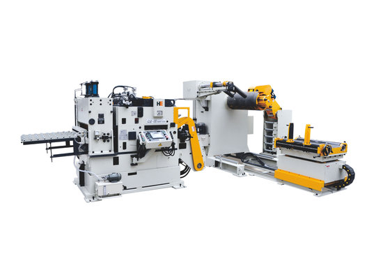 Hydraulic Expansion NC Servo Feeder with Decoiler And Straightener With Taiwan Hai teck Man-Machine Interface