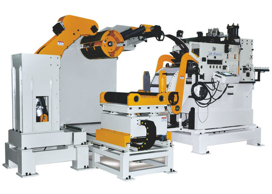 Car Industry Automatic Precision NC Roll Feeder 3 In 1  Feeding Line For Power Press Machine