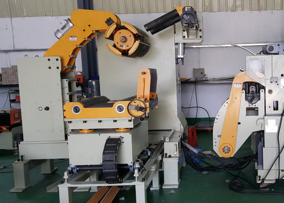 Hydraulic Expansion NC Servo Feeder with Decoiler And Straightener With Taiwan Hai teck Man-Machine Interface