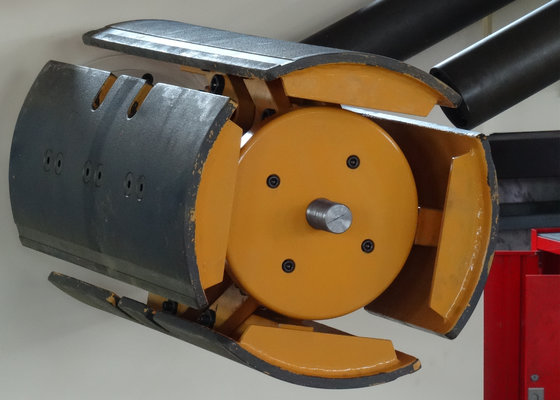 Coil Car Loading Sheet Metal Decoiler With Hydraulic Expansion Pressing Arm