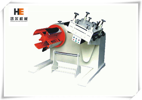 High Precision 2 In 1 Sheet Steel Decoiling And Straightening Machine 0-3 HP Motor