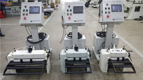 Pneumatic Releasing Auto Steel Coil NC Servo Roll Feeder For 600SPM Feeding Speed
