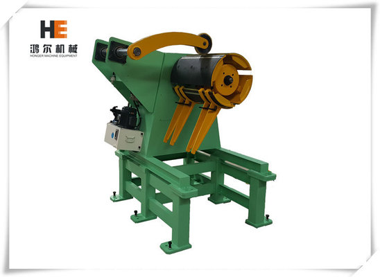 Machine de déroulement de Decoiler de tôle de bobine d'acier inoxydable du chargement 20T avec le bras de pressing
