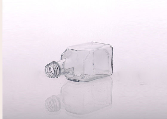 Square Rectangle shape reed diffuser perfume glass bottles high white material