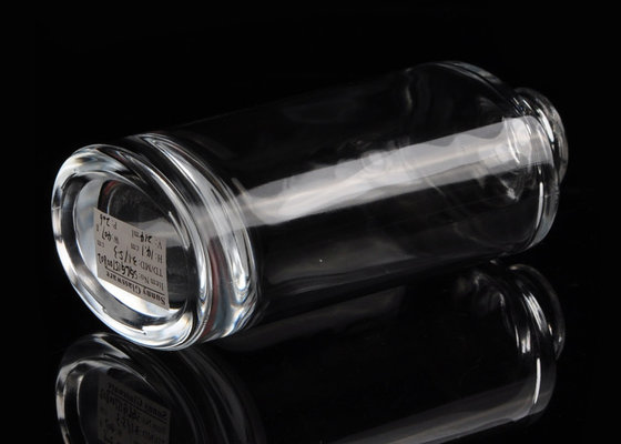 Empty Aroma Fragrance Glass Perfume Bottles Cork Sealing , Ellipse Cylinder