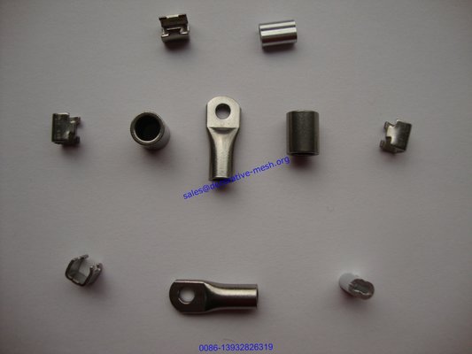 Stainless steel cable netting cilps installation
