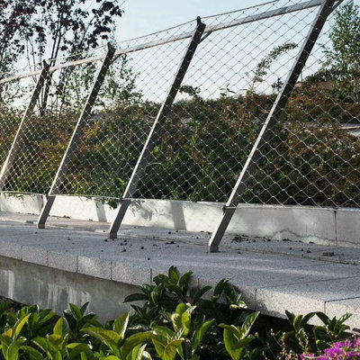 Stainless steel cable netting mainly for fence filling , protection mesh.