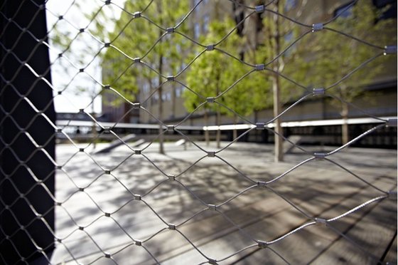 Stainless steel rope mesh,stair balustrade,bridge balustrade,balcony balustrad