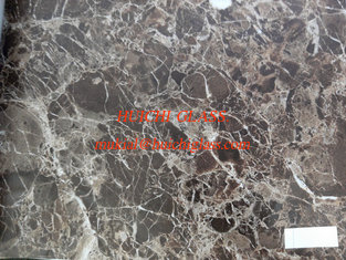 Decorative glass insertion for laminating glass(marble paper)
