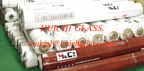 EVA laminated glass film(HC-G 17.8MPA tensile breaking)