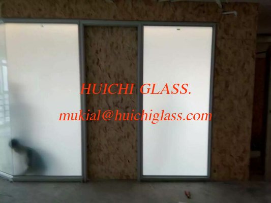 magic glass, EVA laminated glass, EVA smart switchable glass, Smart Glass Windows 180*350CM