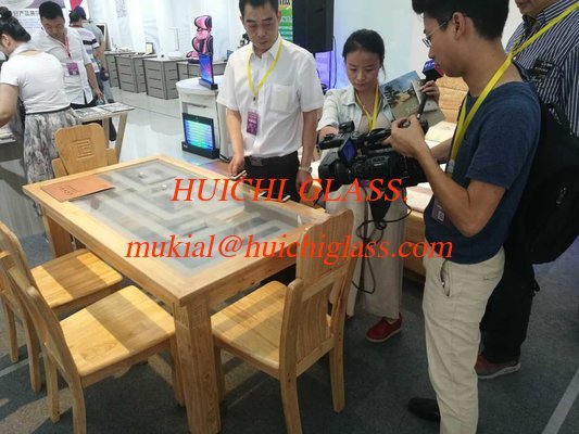 Smart switchable glass table top, intelligent glass, glass film,  pdlc film, privacy glass