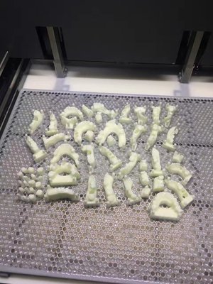 White Digital Printing 3D Dental Model , Crown And Bridge Teeth 3D Model