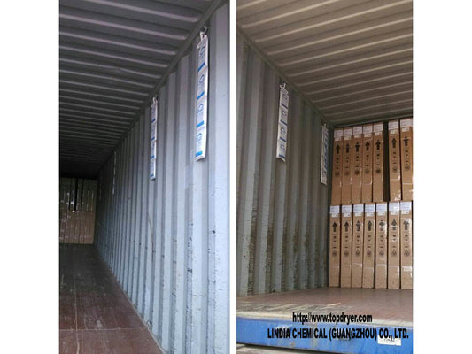 TOPDRY Calcium Chloride Container Desiccant For Machinery Anti Damaging Moisture