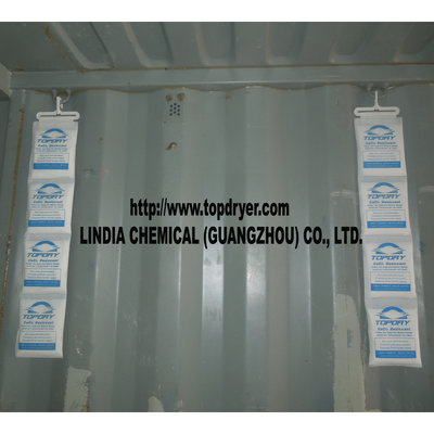ROHS/ REACH Certification/ MSDS Powder Calcium Chloride Desiccant 1000g Moisture Absorber Bag For Container