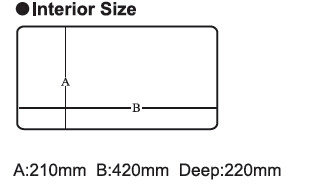 Pseudo-bait Box 420*210*225mm material PP Model no. XYZ546