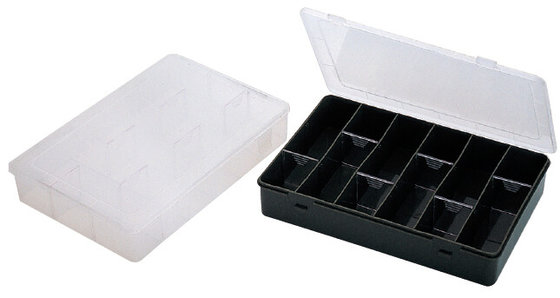 Pseudo-bait Box/Fishing Tool Box/Pudełko z przynętami 275*195*50mm material PP Model no. XYZ312